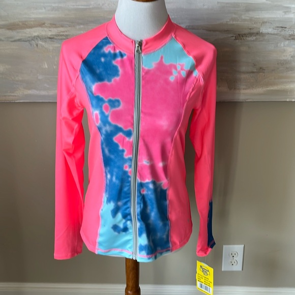 Banana Boat | Swim | Nwt Banana Boat Zip Front Rash Guard Upf 5 | Poshmark